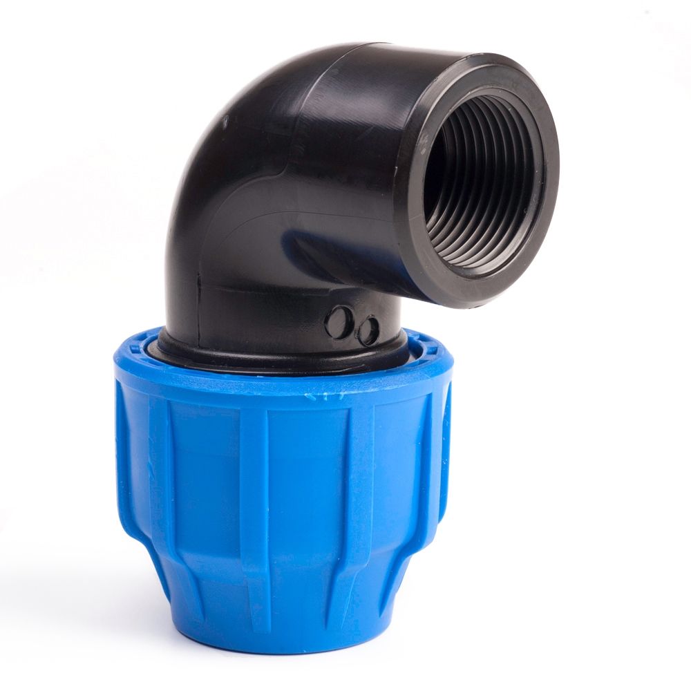 MDPE Female Threaded Elbow 90° | Plastica Alfa